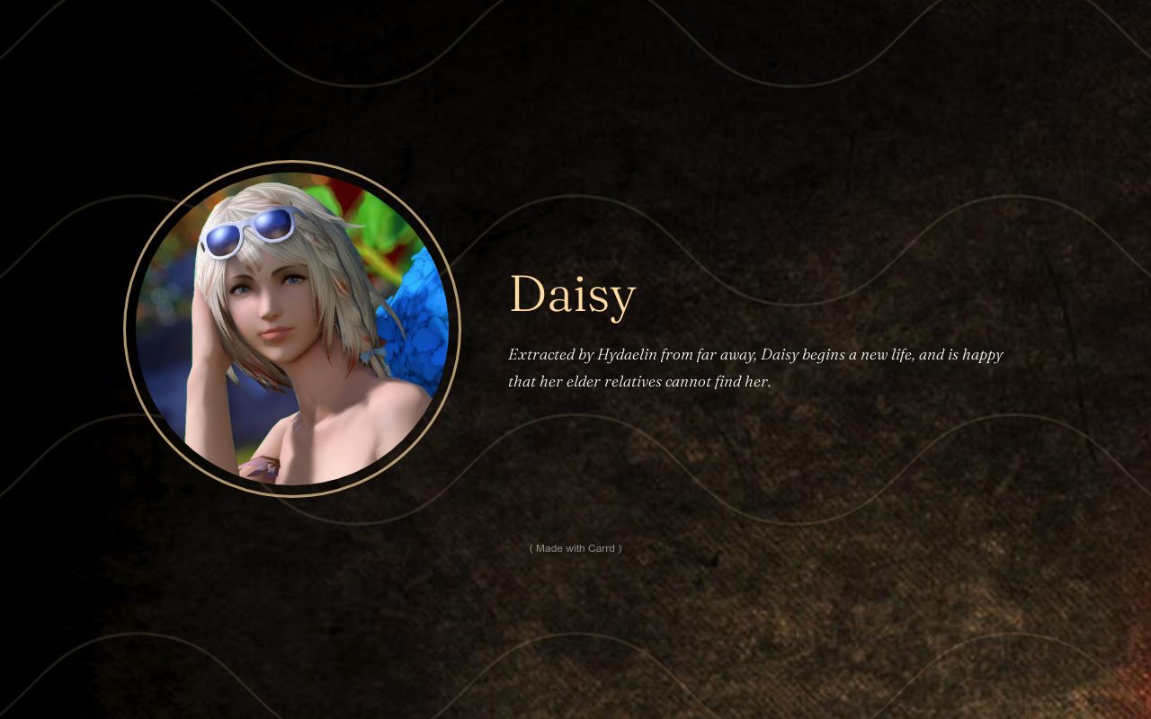 Daisy - FF14 Role Play